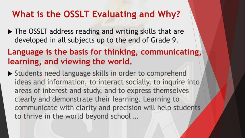 OSSLT Test Prep - Spring 2022 | St. Thomas Aquinas Catholic Secondary ...